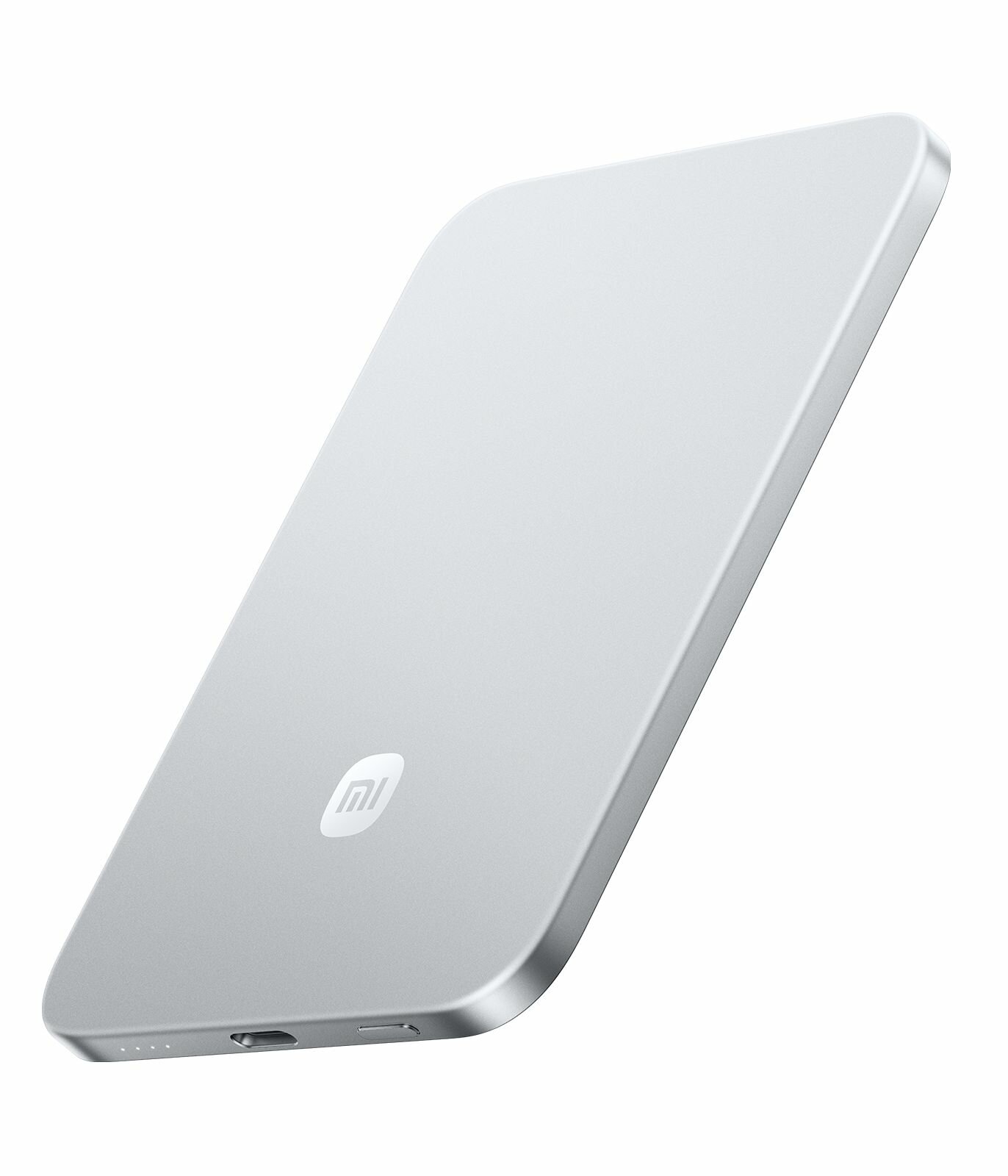 Внешний аккумулятор Xiaomi UltraThin Magnetic Power Bank 5000 15W GL Glacier Silver