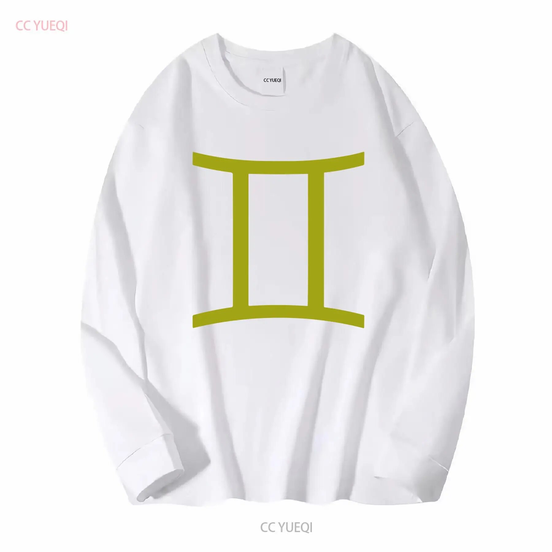 CC YUEQI Gemini Sollux Captor футболка хлопок Белый, L, white long sleeves