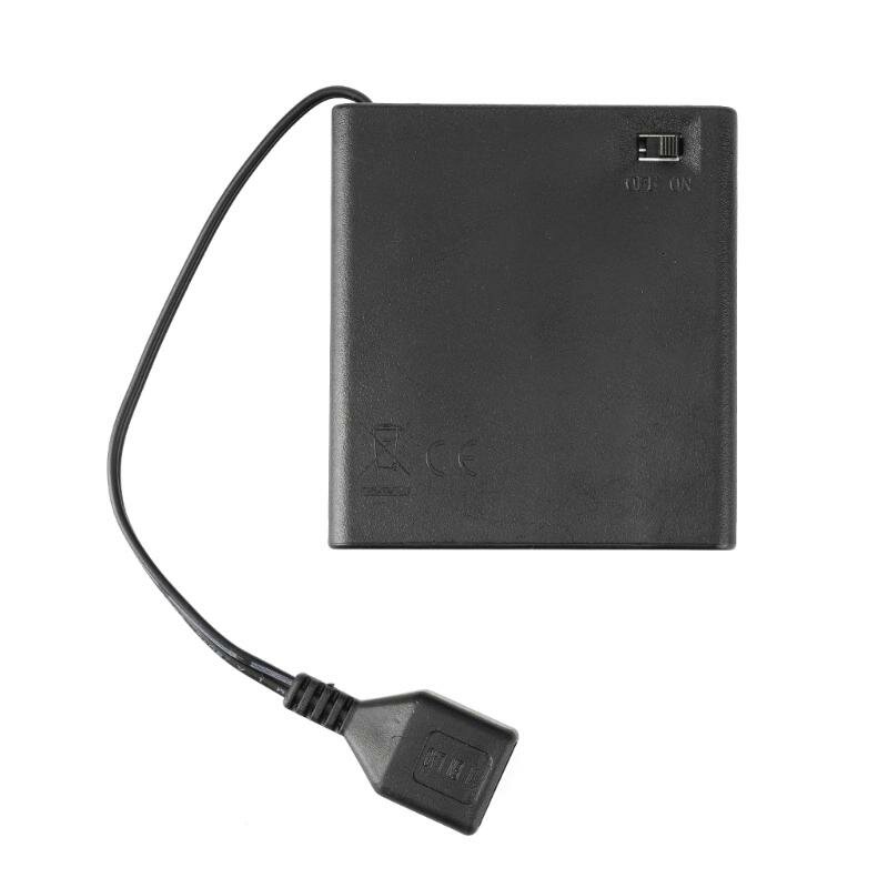 Коробка для хранения батареек AA с USB, 4