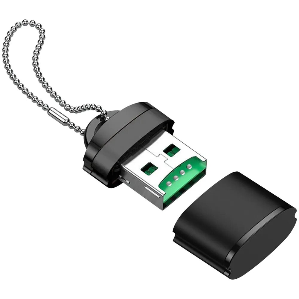 Считыватель карт на подключении USB (карта не подключена)