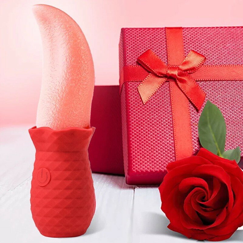 Женский язычок лижет, вибрирует, сосет, вибратор для мастурбации второго прилива, имитация языка,