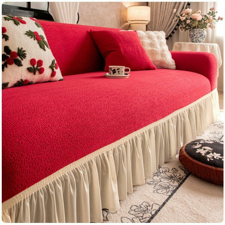 Винтажный высококачественный чехол для дивана, полное покрытие, универсальный, плюшевый, зимний, утолщенный, устойчивый к кошкам, новый чехол для дивана 2026 года