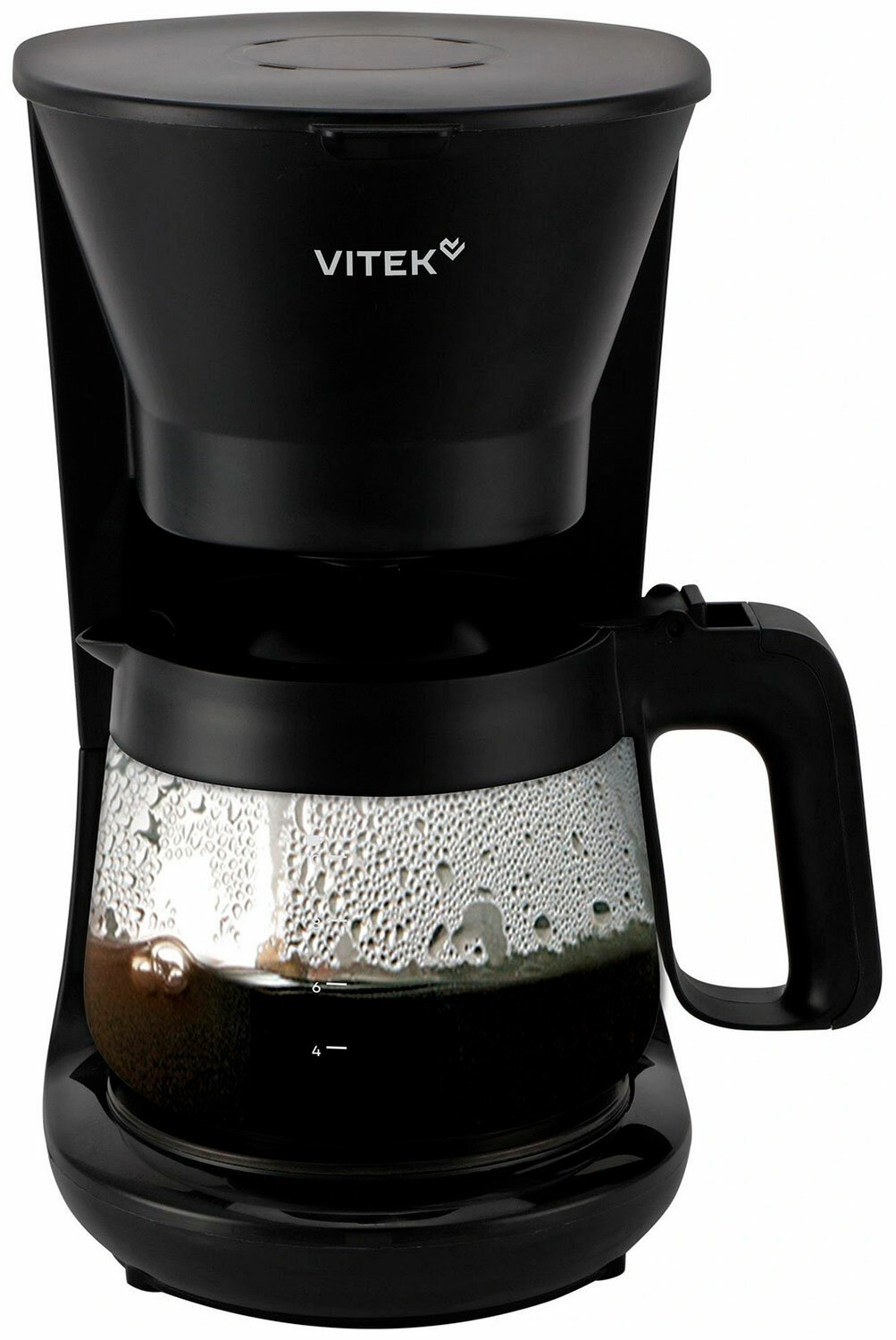 Кофеварка капельная Vitek VT-CMD1700, 900Вт, черная
