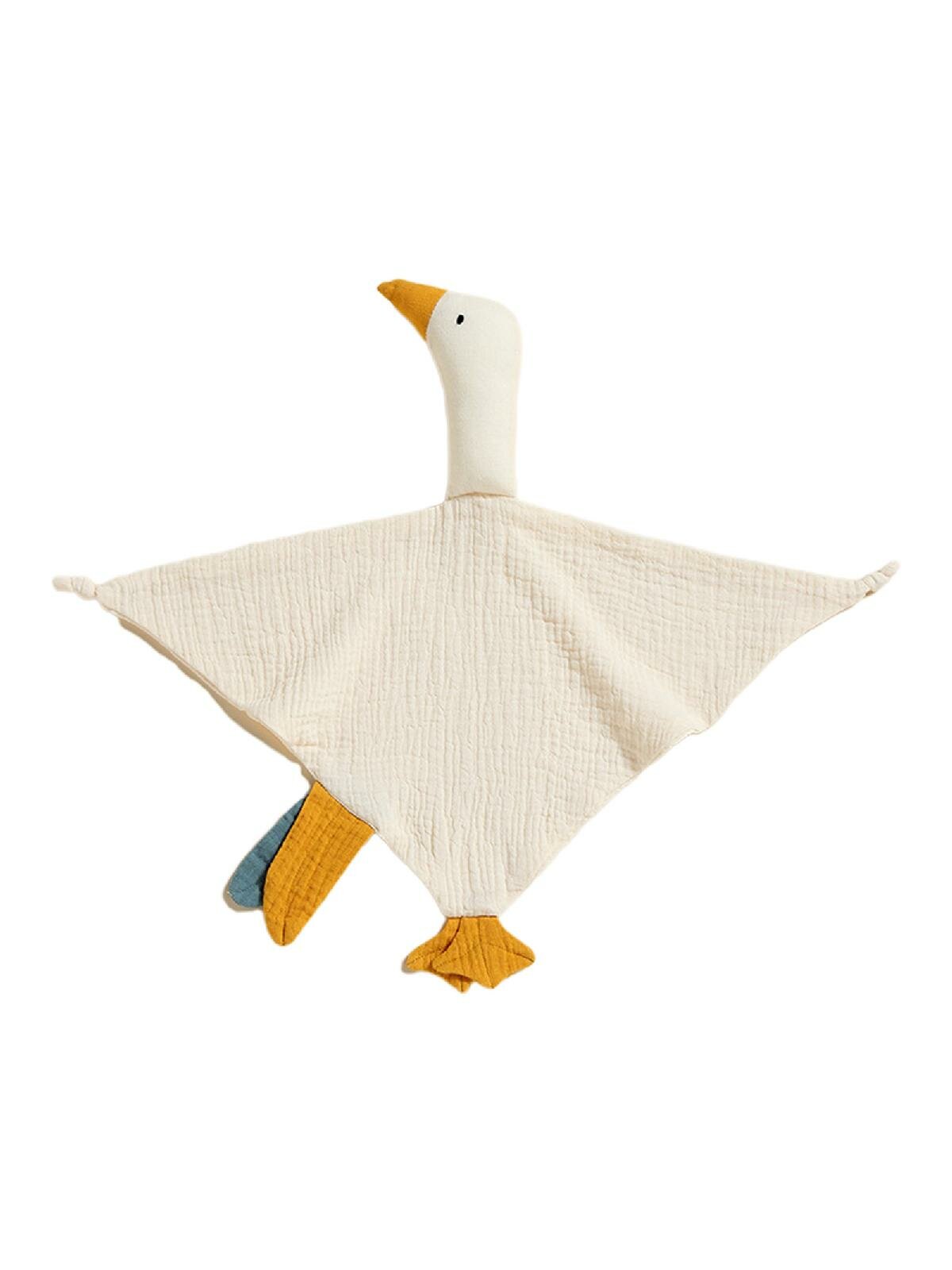 Мультяшное Успокаивающее полотенце для ребенка, Хлопчатобумажная Гусиная ткань, Кукла-игрушка для сна