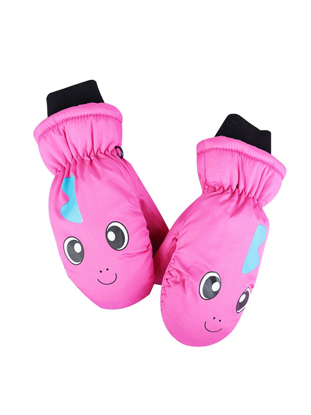 Детские лыжные перчатки, уличные велосипедные перчатки, зимние теплые перчатки для детей 3-6 лет