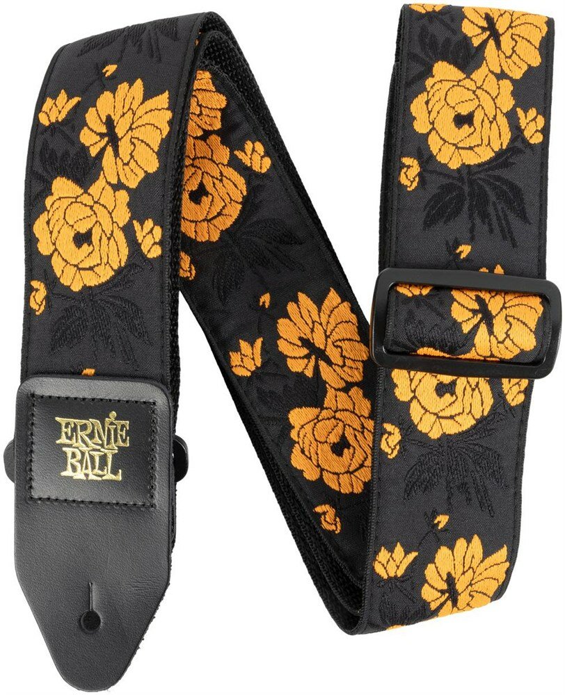 ERNIE BALL 5358 Jacquard Tangerine Rose - Ремень для гитары