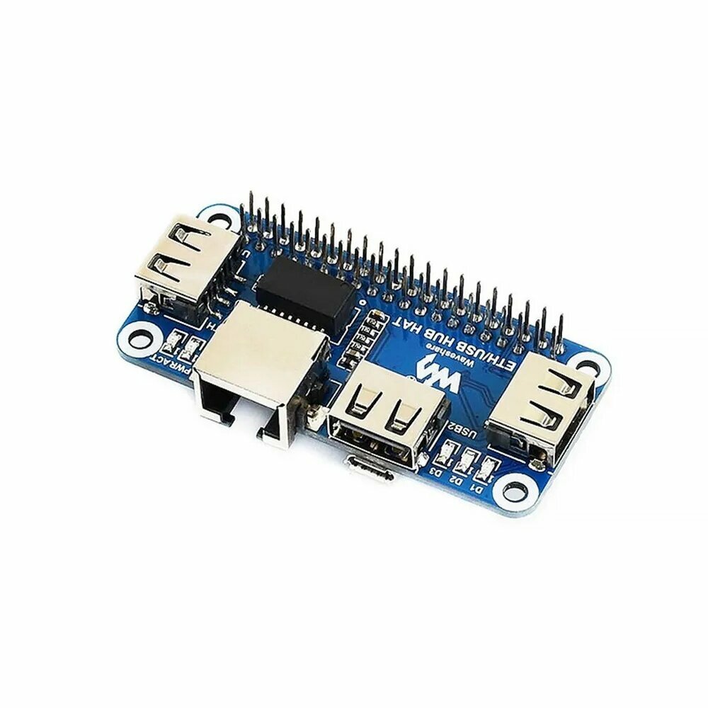 USB-Ethernet HUB для Raspberry Pi 4B/Zero W — фото 1