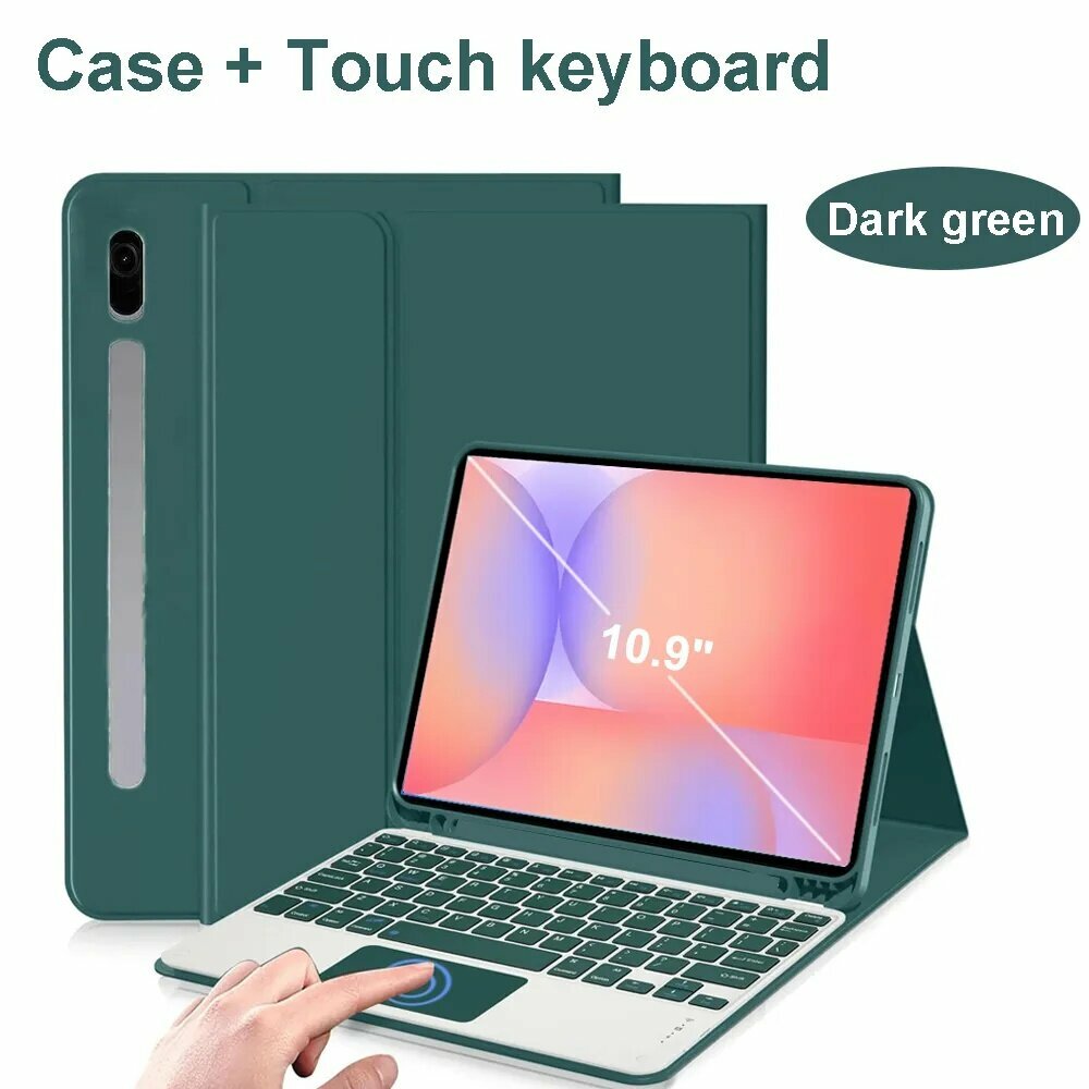 Чехол для Samsung Galaxy Tab S10 Lite 5G с диагональю 10,9 дюйма, русской Bluetooth-клавиатурой, чехол для S10 Lite 10,9 SM-X400/X406B с мышью