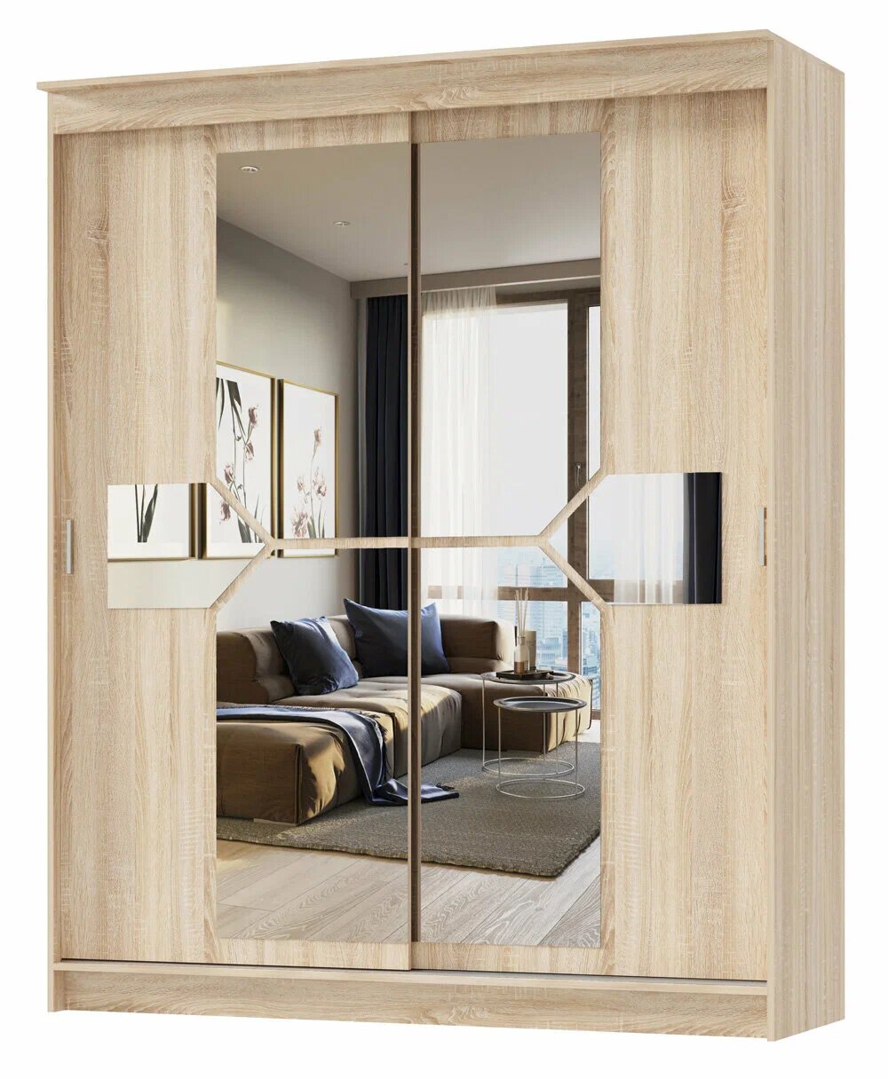 Альянс шкаф-купе Фаворит 1,8 м Сонома (памир)