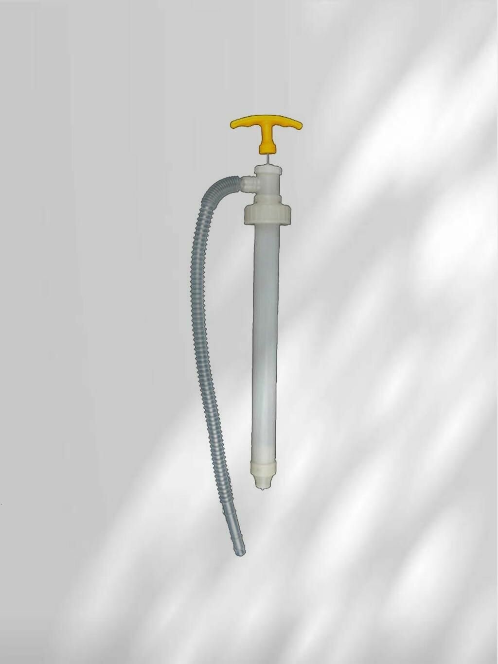 Ручной пластиковый насос для перекачки жидкости, - Желтый