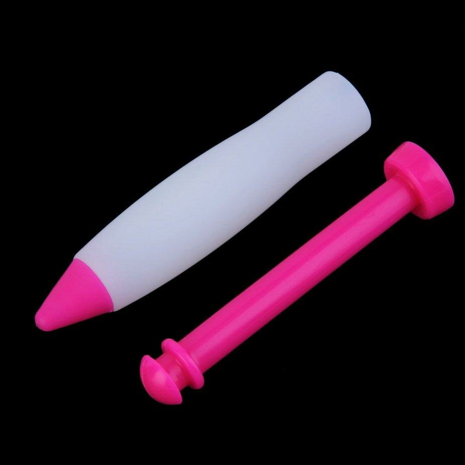 Милый силиконовый шприц для украшения торта, печенья, крема, шоколада, ручка