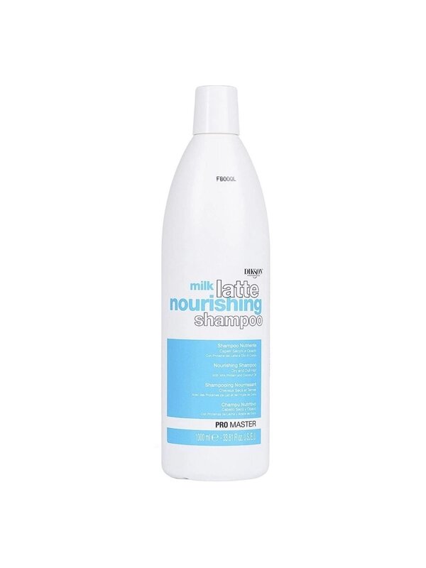 Dikson Шампунь питательный с молочными протеинами Promaster Milk Latte Nourishing, 1000 мл