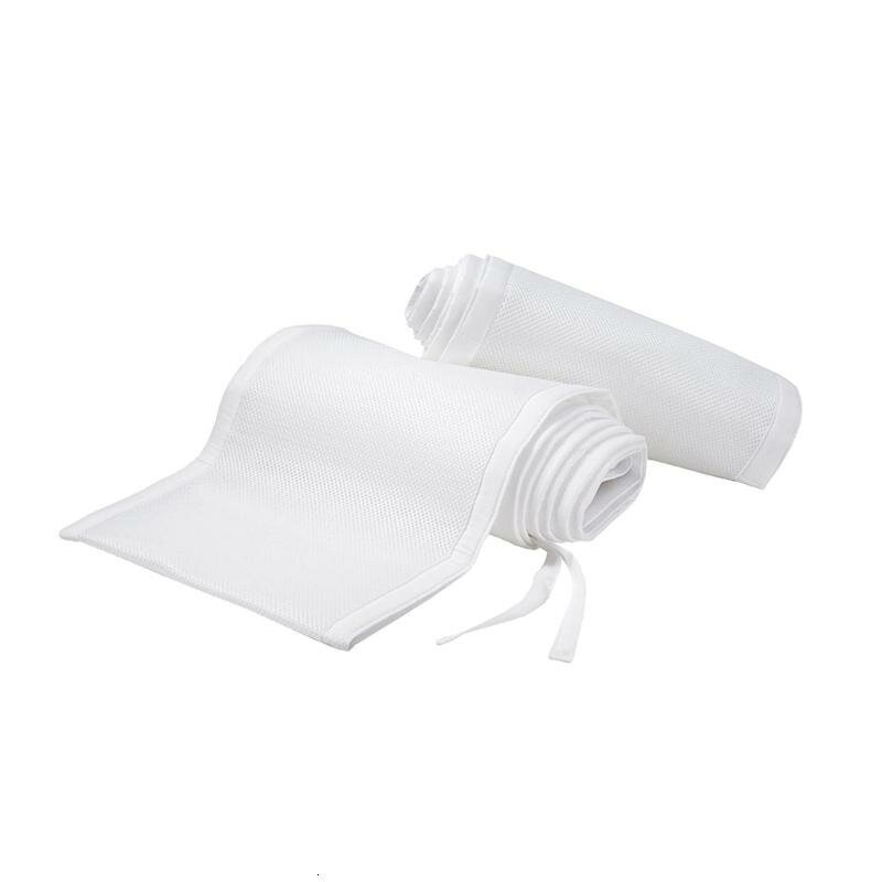 Защитный бортик для детской кроватки, Белый - L