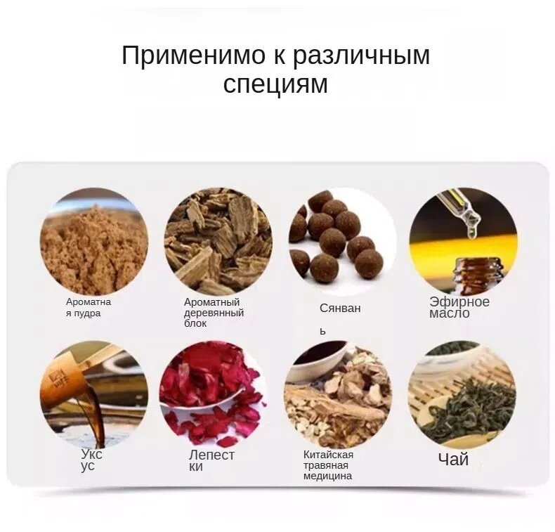 Керамическая бахурница с цветочным орнаментом для благовоний. Электронная аромалампа для дома, офиса, йоги. Зеленый цвет — фото 1