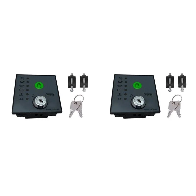 2x DSE701AS Контроллер Генератора Модуль Автоматического Запуска С Ключами Аксессуары