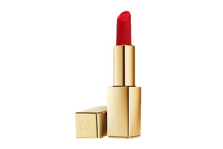 Помада женская ESTEE LAUDER Velvet Mist, оттенок #699 Shudder True Red, матовая, в маленькой золотой упаковке