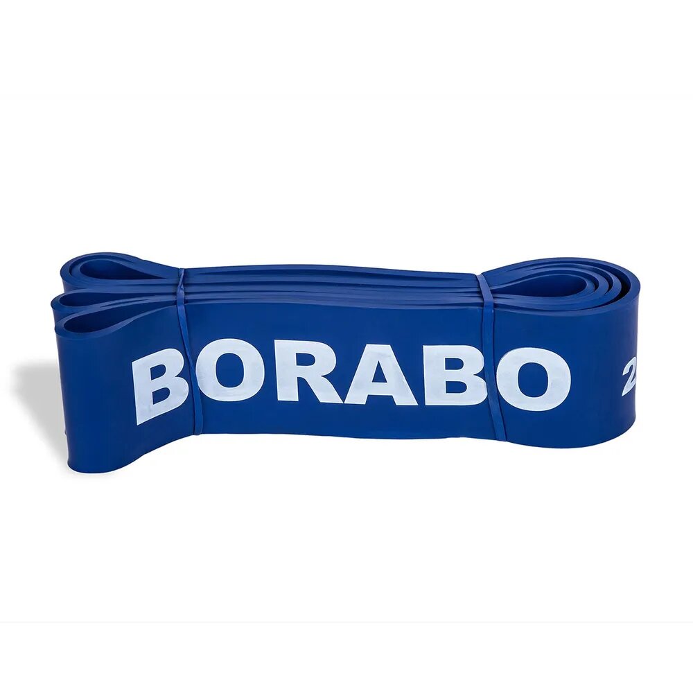 Резинка для тренировок BORABO, эспандер ленточный синий, 23-68 кг