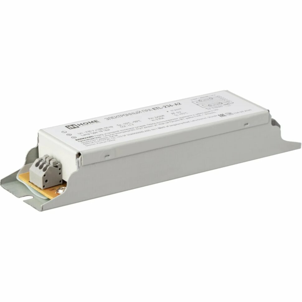 ЭПРА для люминесцентных ламп ETL-236-А2 2х36Вт Т8/G13 IN HOME, 2183609