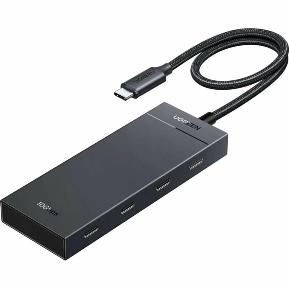 Разветвитель USB UgreenCM806(55334)хаб 5in1 USB-C 10Gbps/4xUSB-C 3.2+PD чрн, 2226840