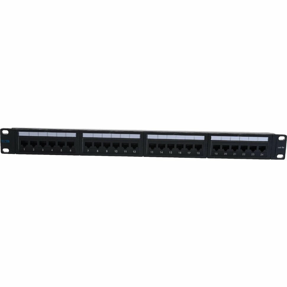 Патч-панель TWT TWT-PP24UTP 24 порта, UTP, кат.5E, 1U, 2125707