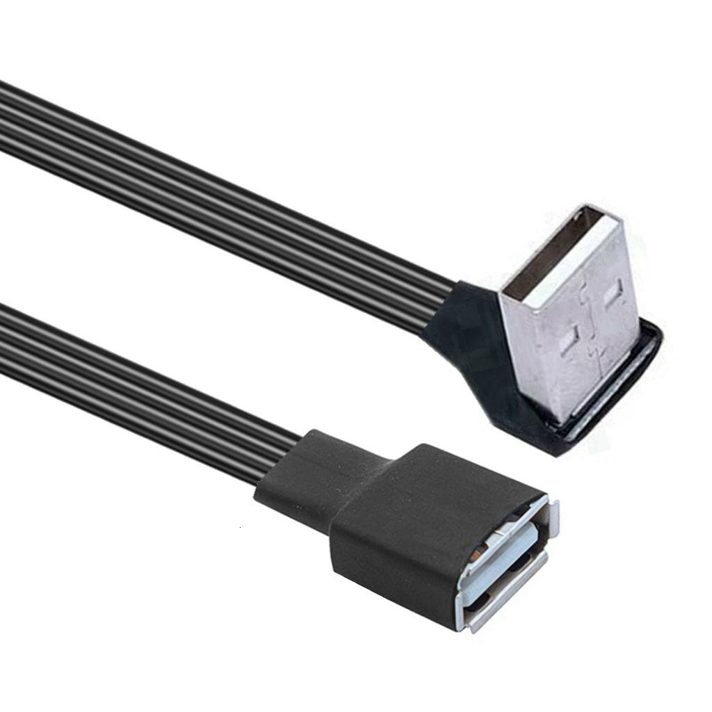 Прямой и угловой USB 2.0 удлинитель, 2m - Наклоняйся вверх