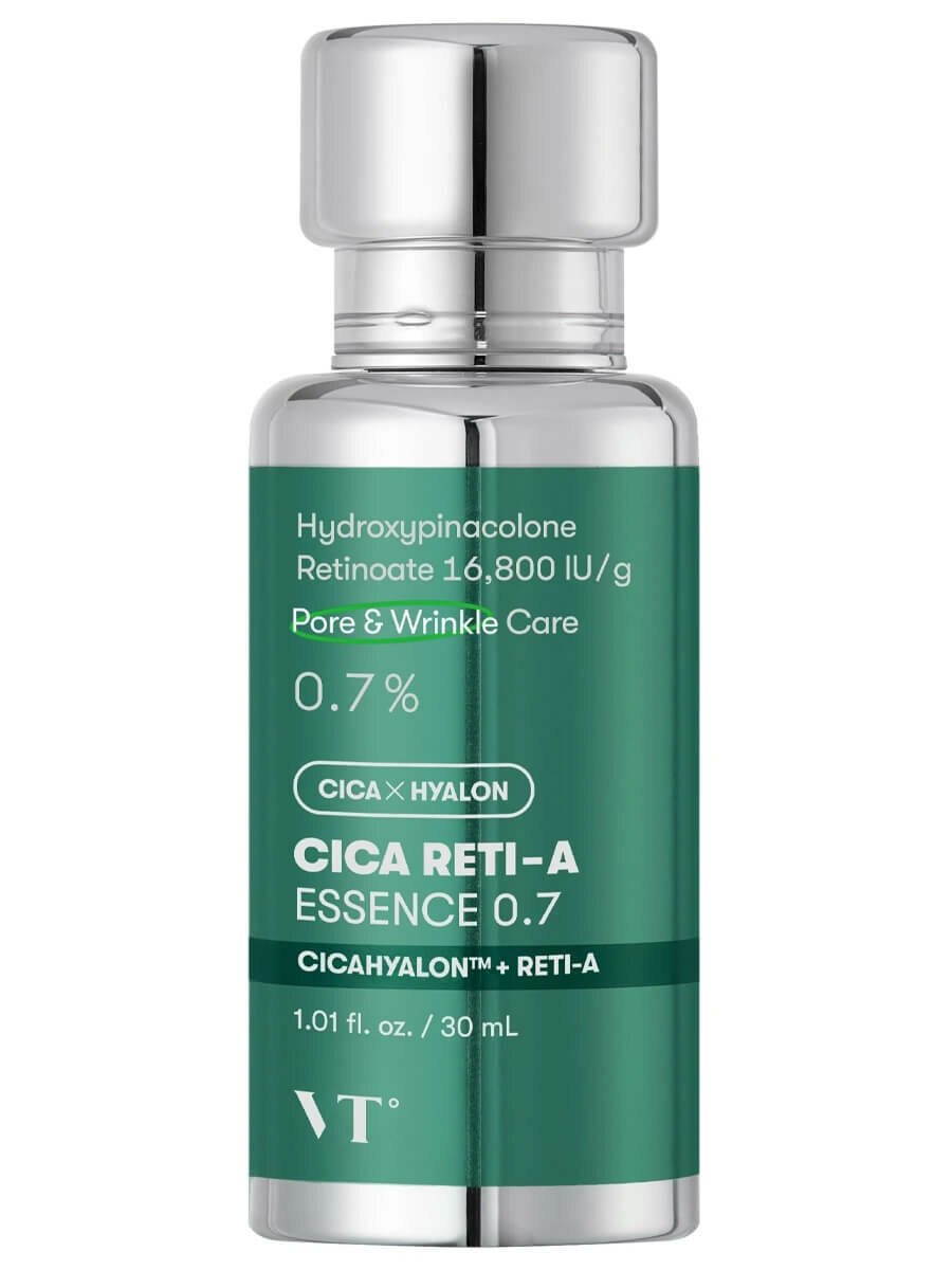 Бустер-эссенция с высокой концентрацией ретинола Cica Reti-A Essence 0.7, 30 мл, VT Cosmetics