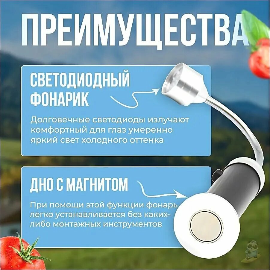 Светильники для гриля / Светильники гибкие с вращением на 360 градусов