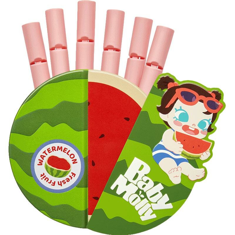 Коллекционная игрушка-сюрприз унисекс POP MART Baby Molly Fruity Scent, Confirmed-Guagua Great Satisfaction (Open)