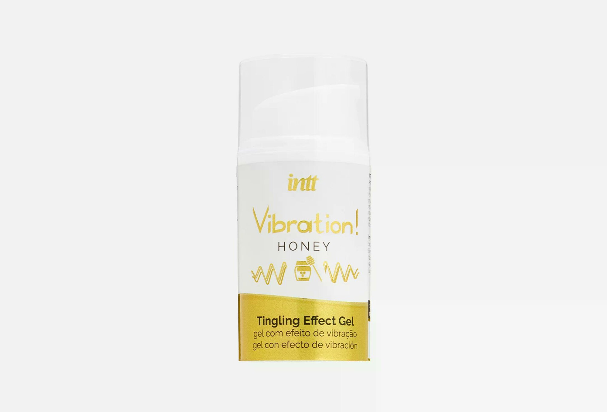 59995 Intt Vibration! Honey, 15 мл. Жидкий гель-вибратор с медовым ароматом
