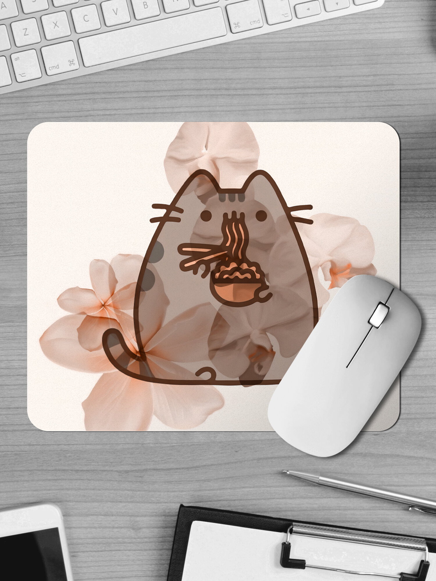 Коврик для мыши пушин Pusheen кот