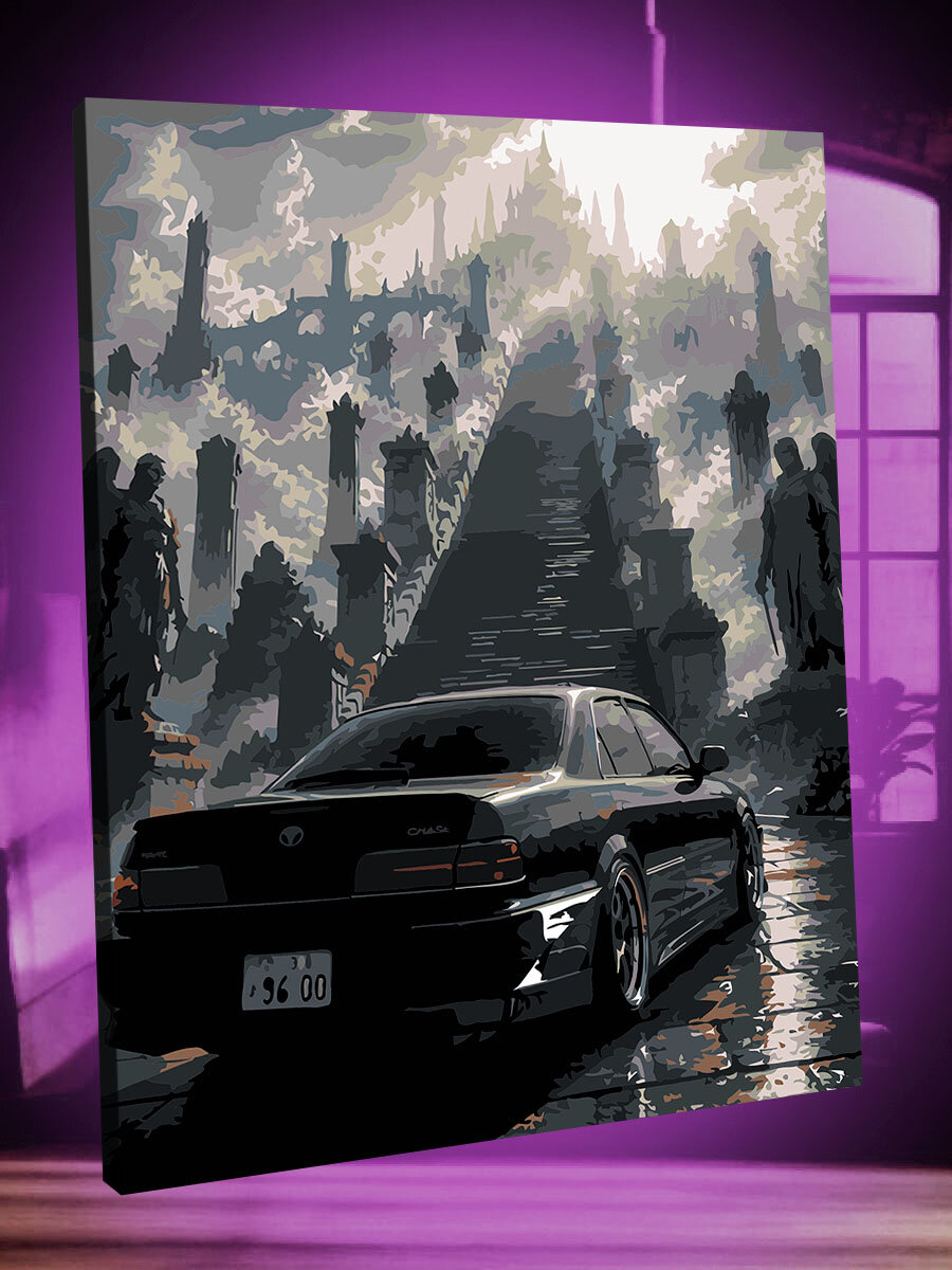 Картина по номерам Toyota Chaser JZX100