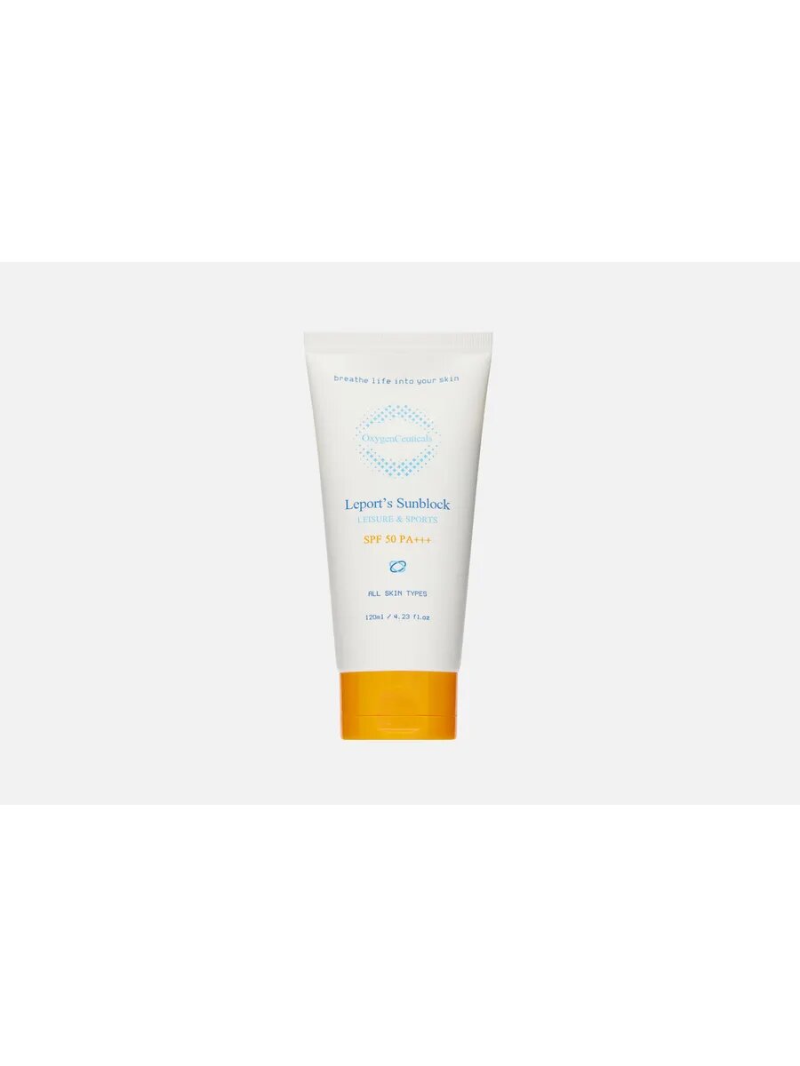 OXYGENCEUTICALS Leports Sunblock Солнцезащитный водос 120мл