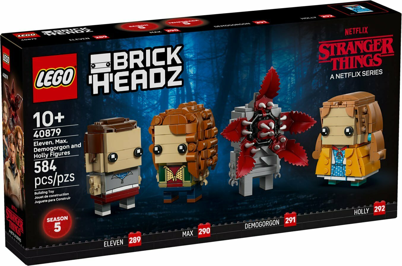 Конструктор LEGO BrickHeadz Фигурки Одиннадцать, Макс, Демогоргон и Холли Очень странные дела Stranger Things