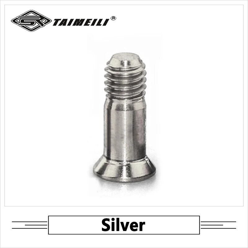 2 шт. болты для велосипеда TAIMEILI титановый сплав M5X14.2mm M5X14.2mm silver