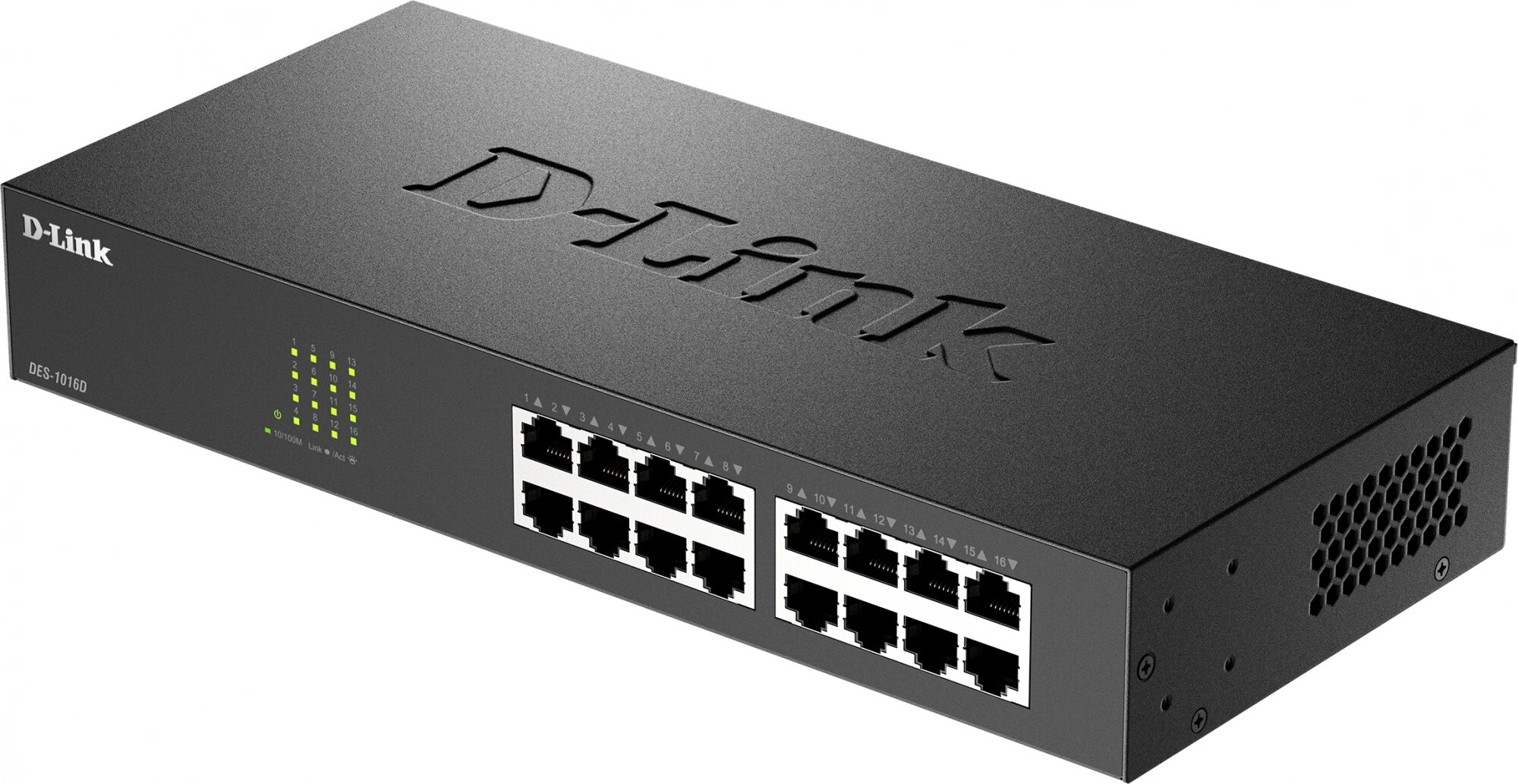Коммутатор D-Link DES-1016D DES-1016D/I1A (L2) 100Мбит/с неуправляемый