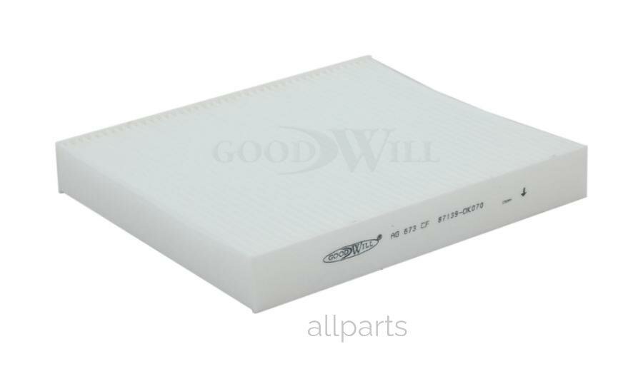 GOODWILL AG 673 CF Фильтр салона TOYOTA CAMRY VIII GOODWILL AG 673 CF