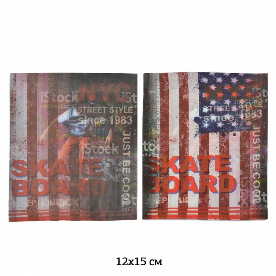 Термоаппликации 3D (интерактивные) TBY.3D10 NYC 12х15см, уп.5шт