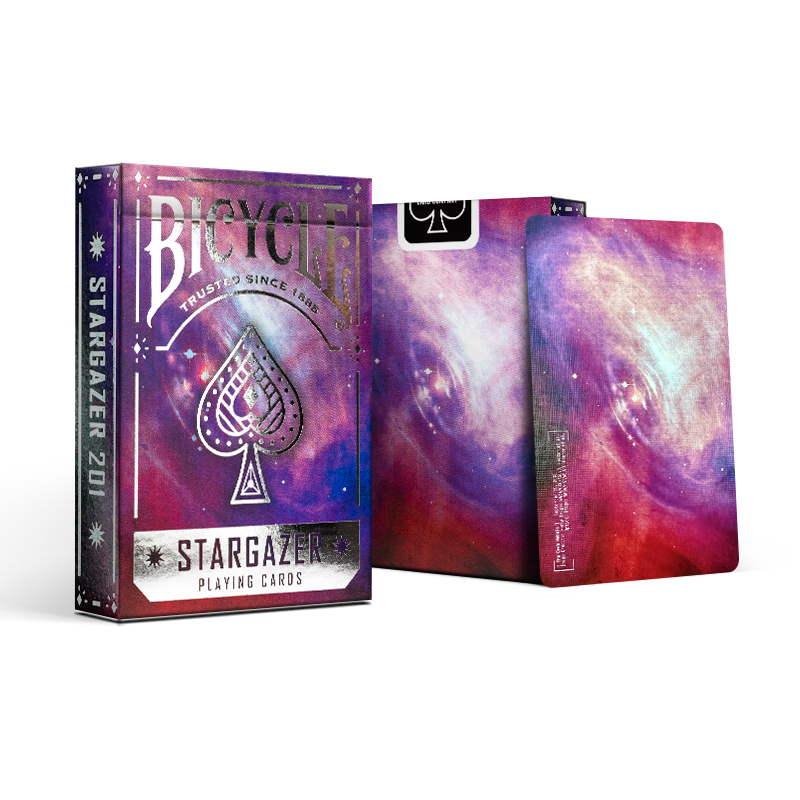 BICYCLE Playing Cards, Trendy Magic High-Quality Card Tricks, Star Gazer 201 Crab Nebula, 1 Deck