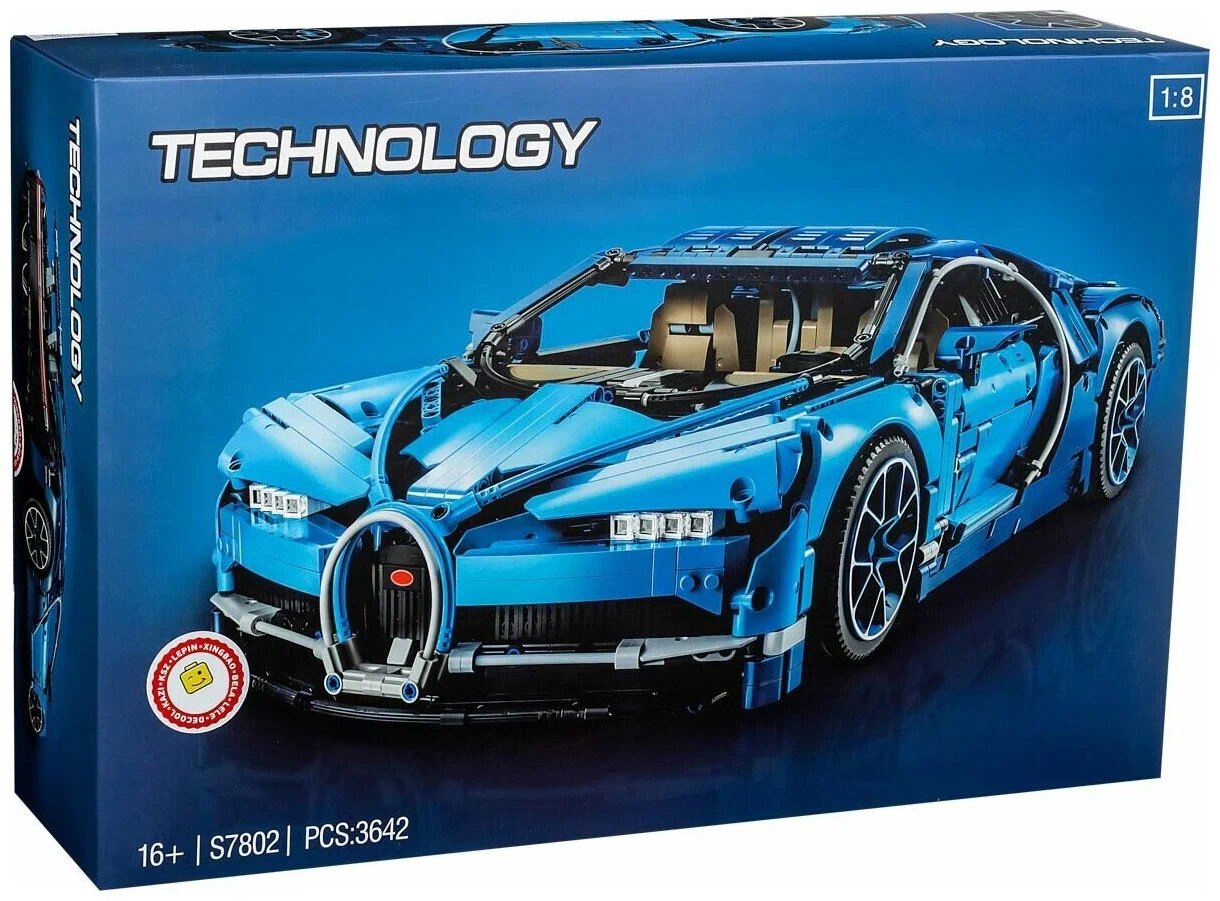 Конструктор Lion King Technic 180103 Bugatti Chiron, 4028 дет.