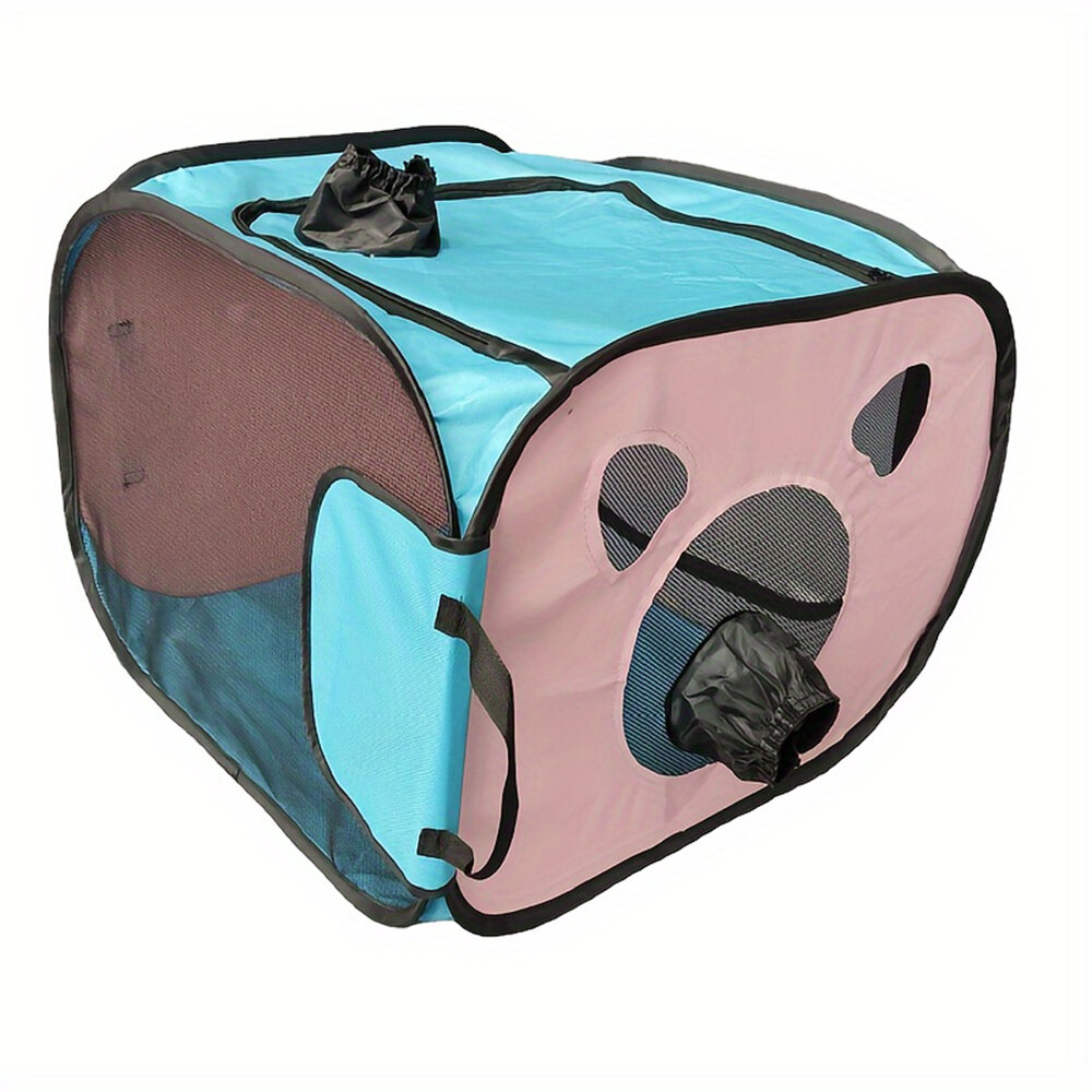 Dog Dryer Box Foldable Large Space для кошек и собак, размер 40 x 52cm x 52cm, материал Oxford Cloth, грузоподъемность до 30kg, вес 450g, в комплект входит 1 x Dog Dryer Box и 1 x Built-in Towel