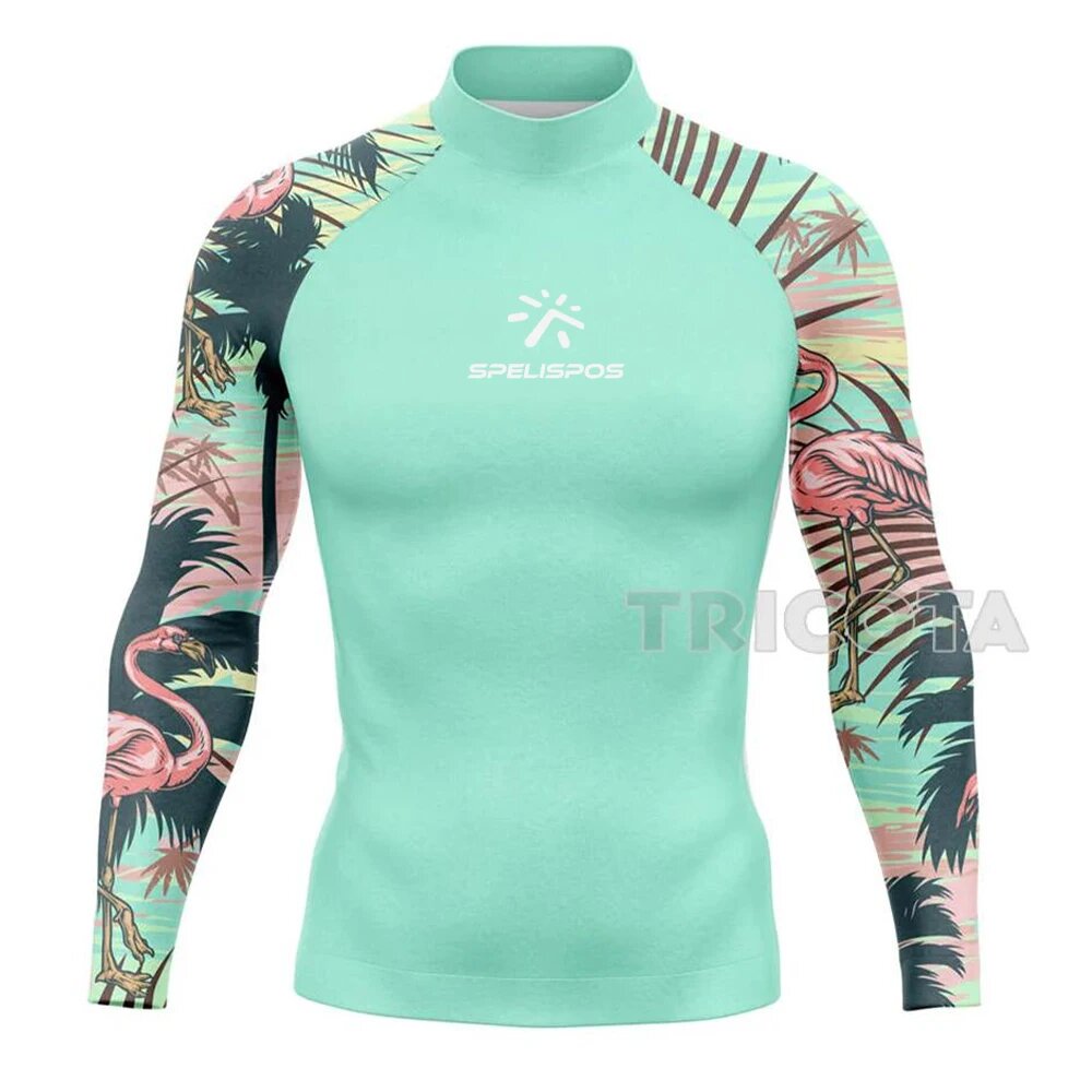 Мужская одежда для серфинга, футболки для плавания и дайвинга, плотные купальники 6XL, FSPELCL248147