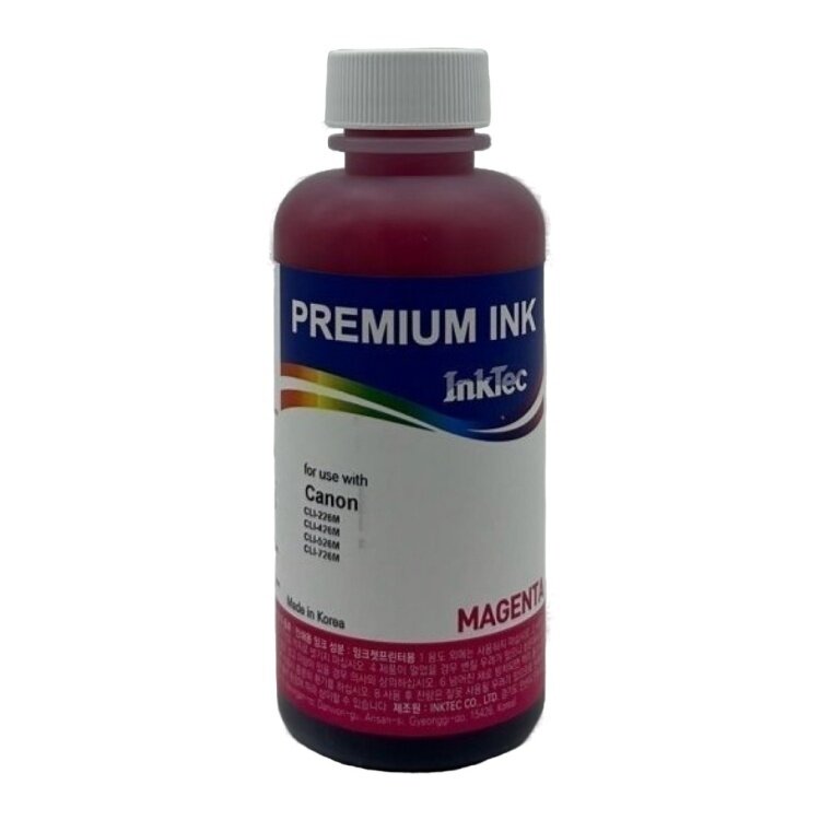 Чернила Canon iP3600 iP4600 iP4840 iX6540 MG5540 MX894 (InkTec) C5026-100MM Magenta (100мл) водорастворимые