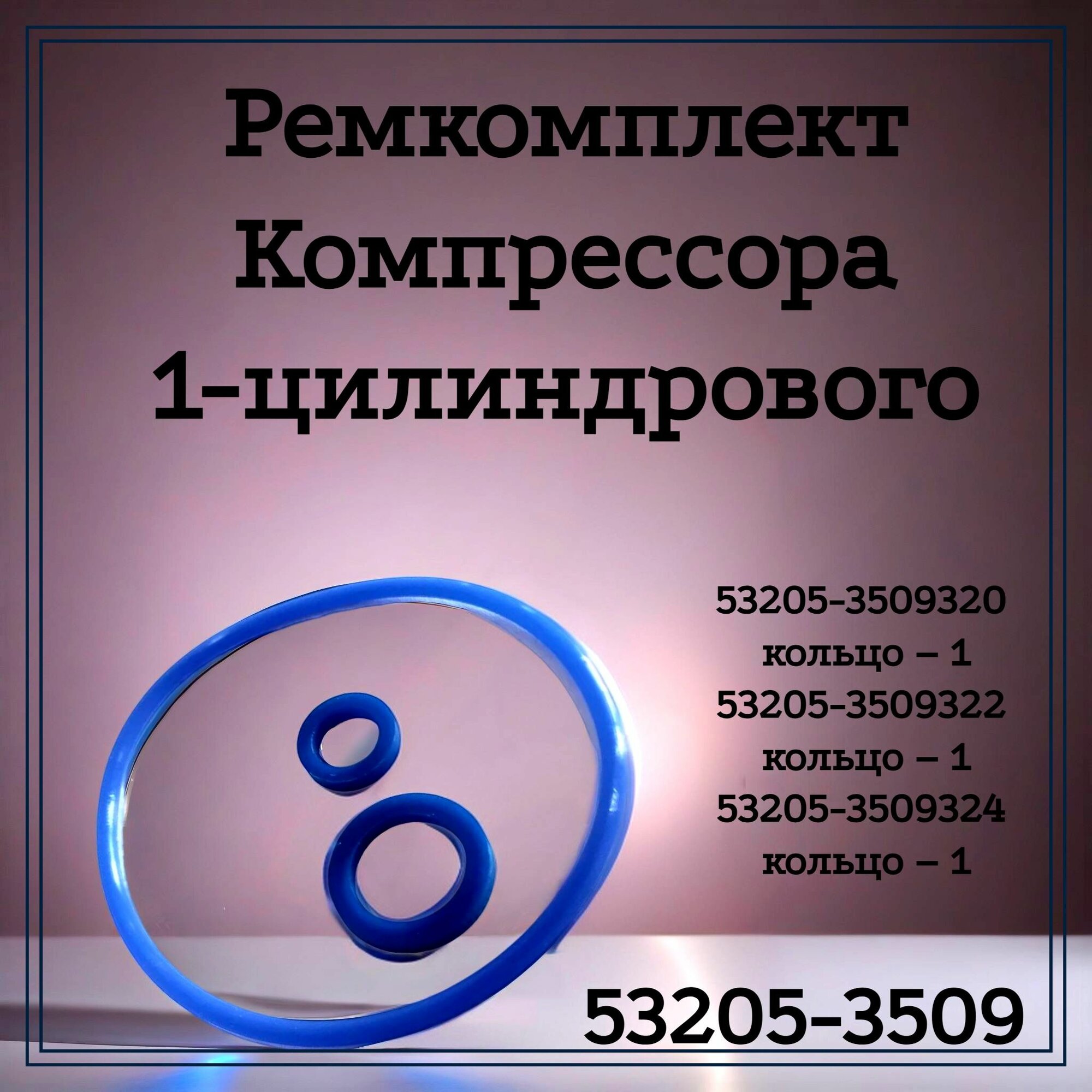Ремкомплект Компрессора 1-цилиндрового (3 наим.) ТКТ, арт. 53205-3509с