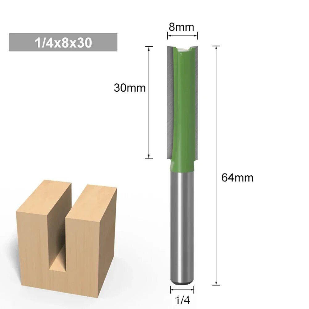 Набор фрез из карбида вольфрама YG8 Alloy 7 шт. B-8x30
