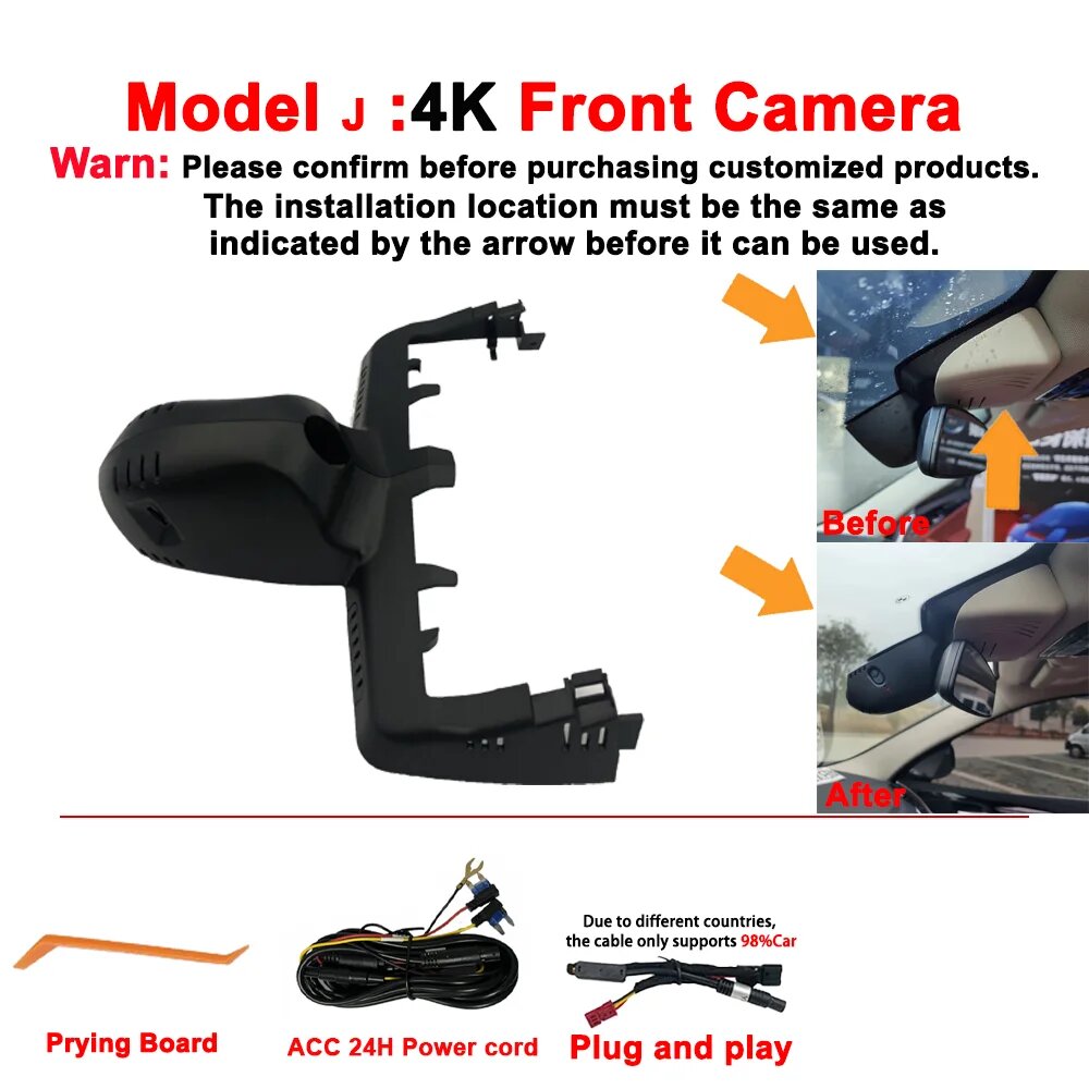 4K Front Cam для BMW X3/X3M/iX3 G01/G08