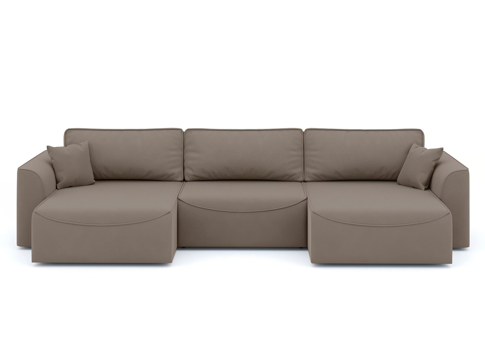 Диван угловой Рафаэль-П, НПБ Лайт Браун