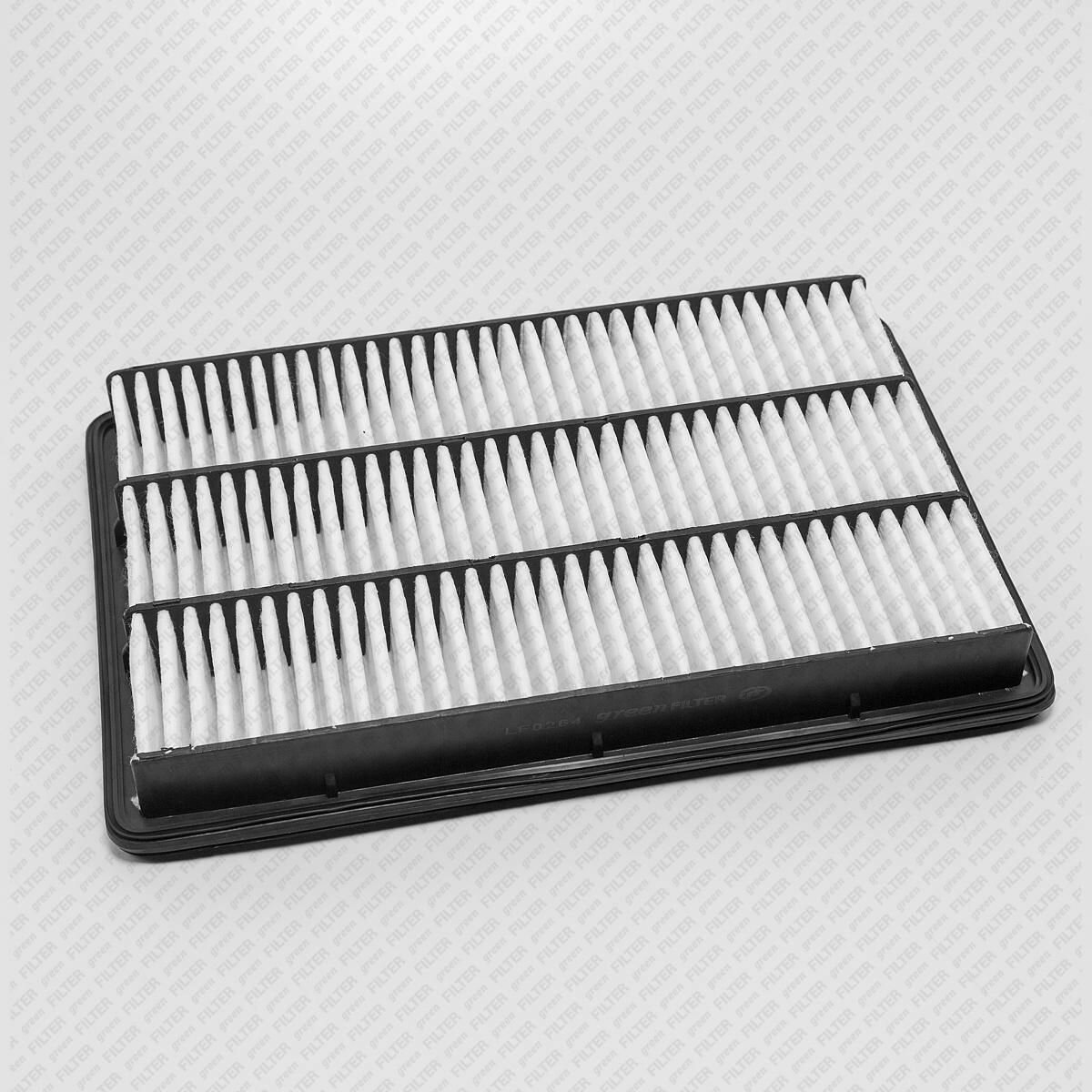 Фильтр воздушный для Митсубиси Монтеро V75W, Паджеро 3, 4 LF0264 GREEN FILTER