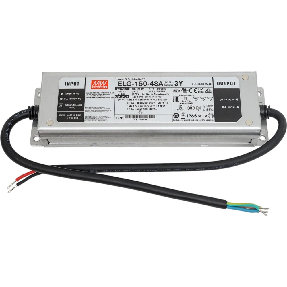 Источник питания Mean Well AC/DC ELG-100-48A-3Y Т02600713