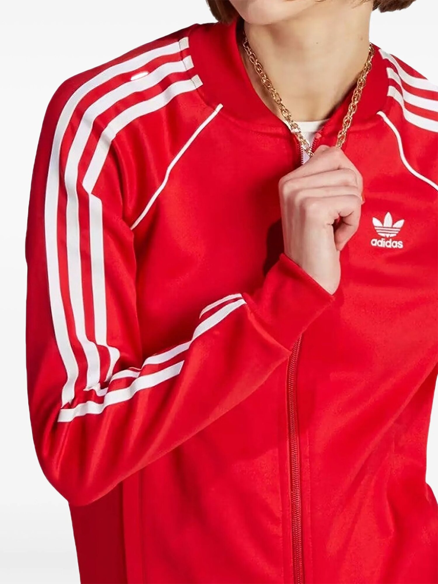 Куртка adidas SST Adicolor Classics Better Scarlet, размер 4 UK, красный — фото 1