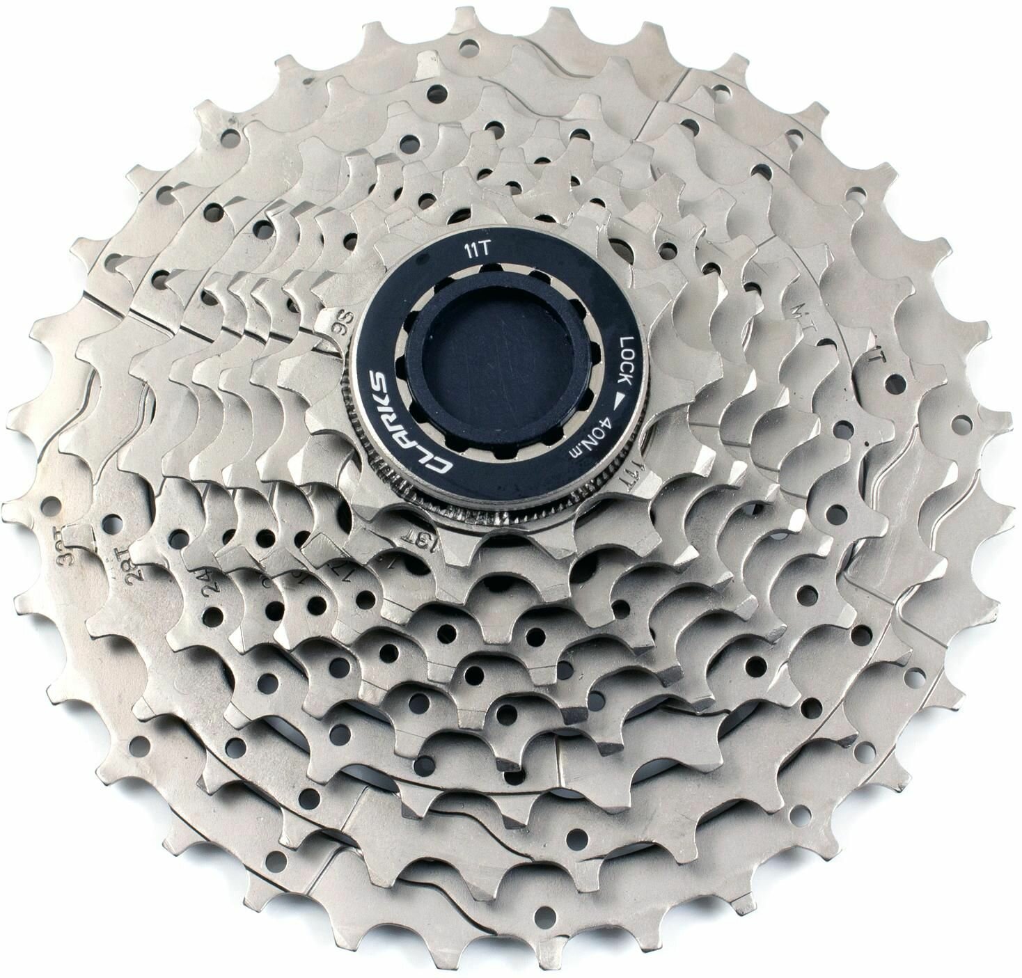 Кассета велосипедная 8 скоростей CLARKS C-8SC 11T-32T, серебристая